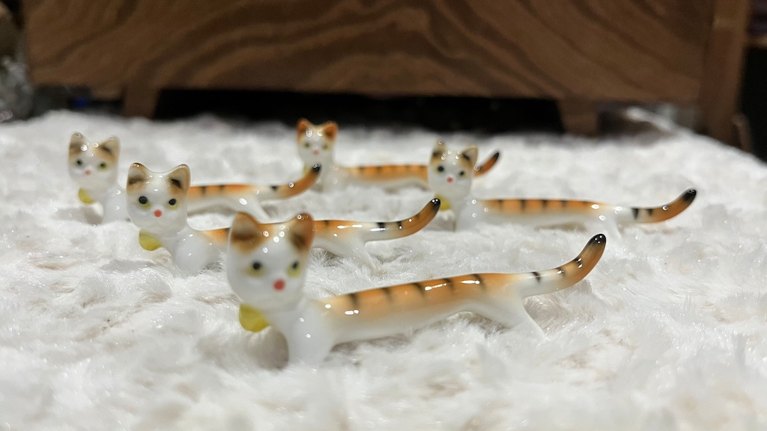 Fine Bone China Dog Chopstick Rest Set in Box - Etsy