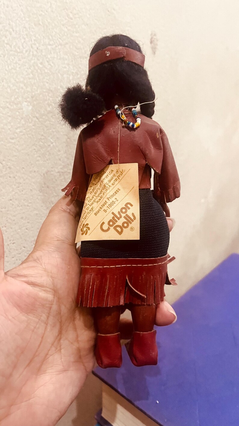 Vintage Native American Carlson Doll With Tag - Etsy