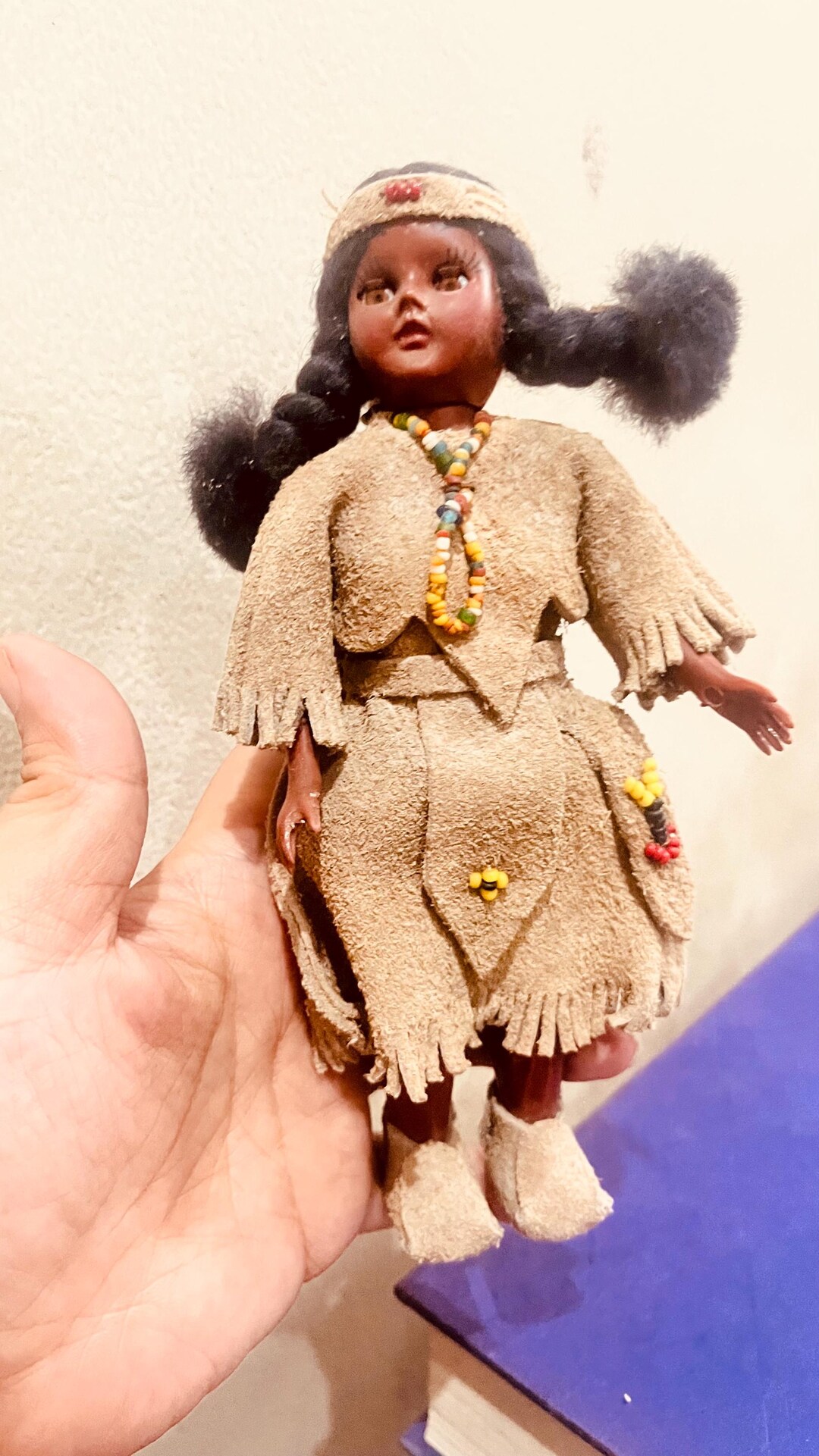 Vintage Native American Carlson Doll - Etsy