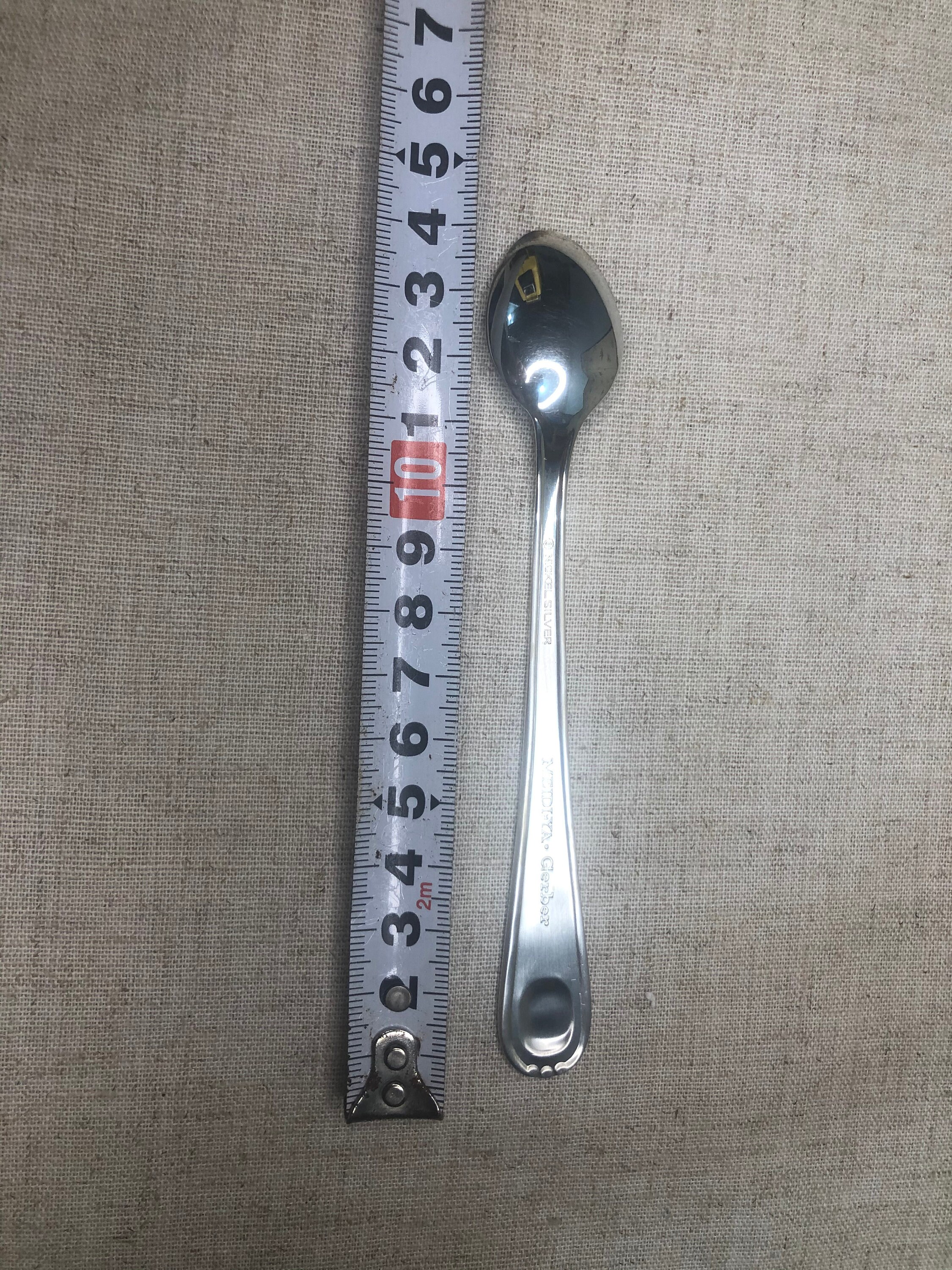 Vintage Gerber Baby Nickel Silver Spoon by Meidi-ya - Etsy