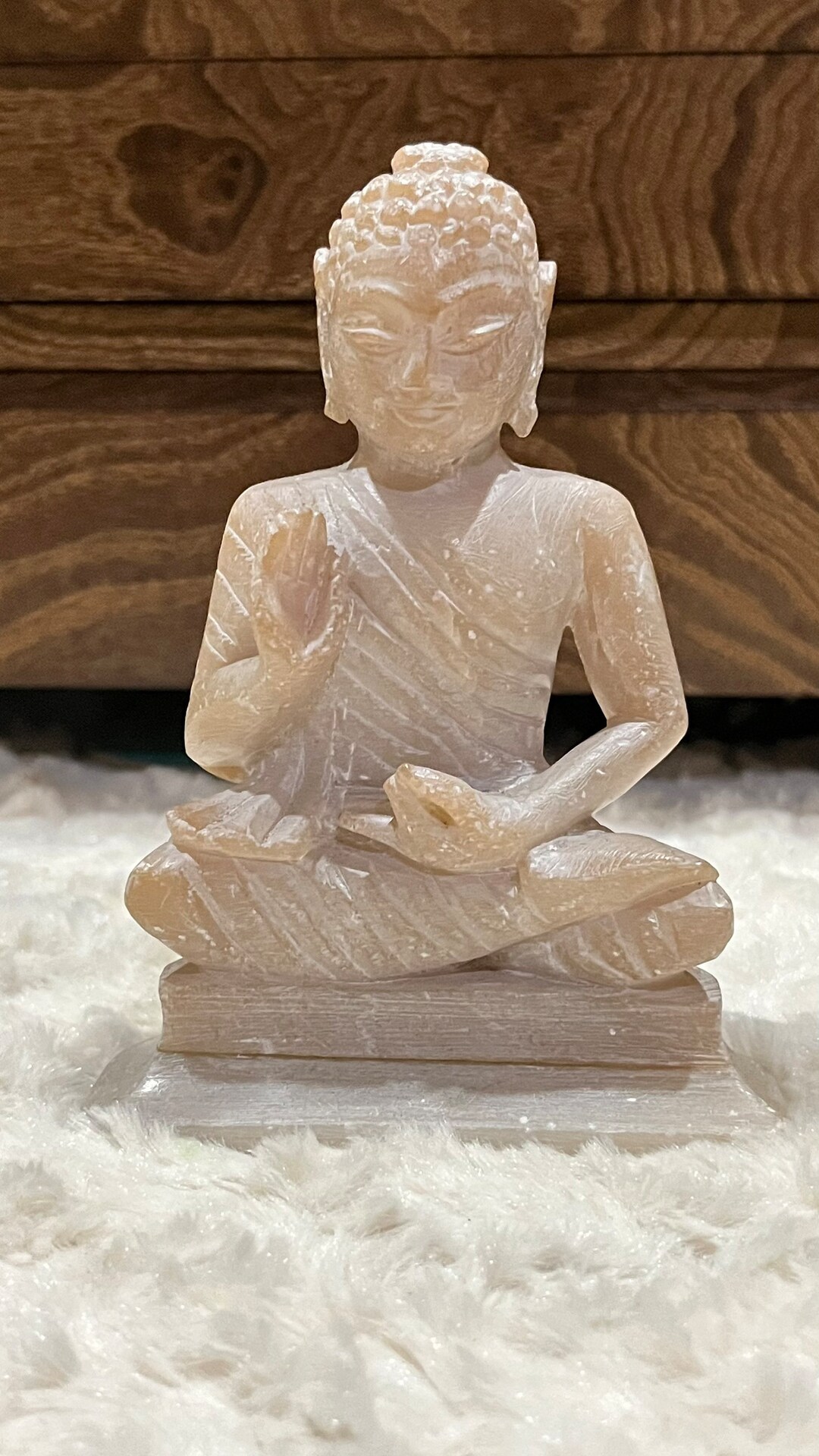 Vintage Soapstone Thai Buddha Display 4.5" - Etsy