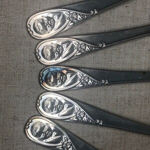 Vintage Gerber Baby Nickel Silver Spoon by Meidi-ya - Etsy