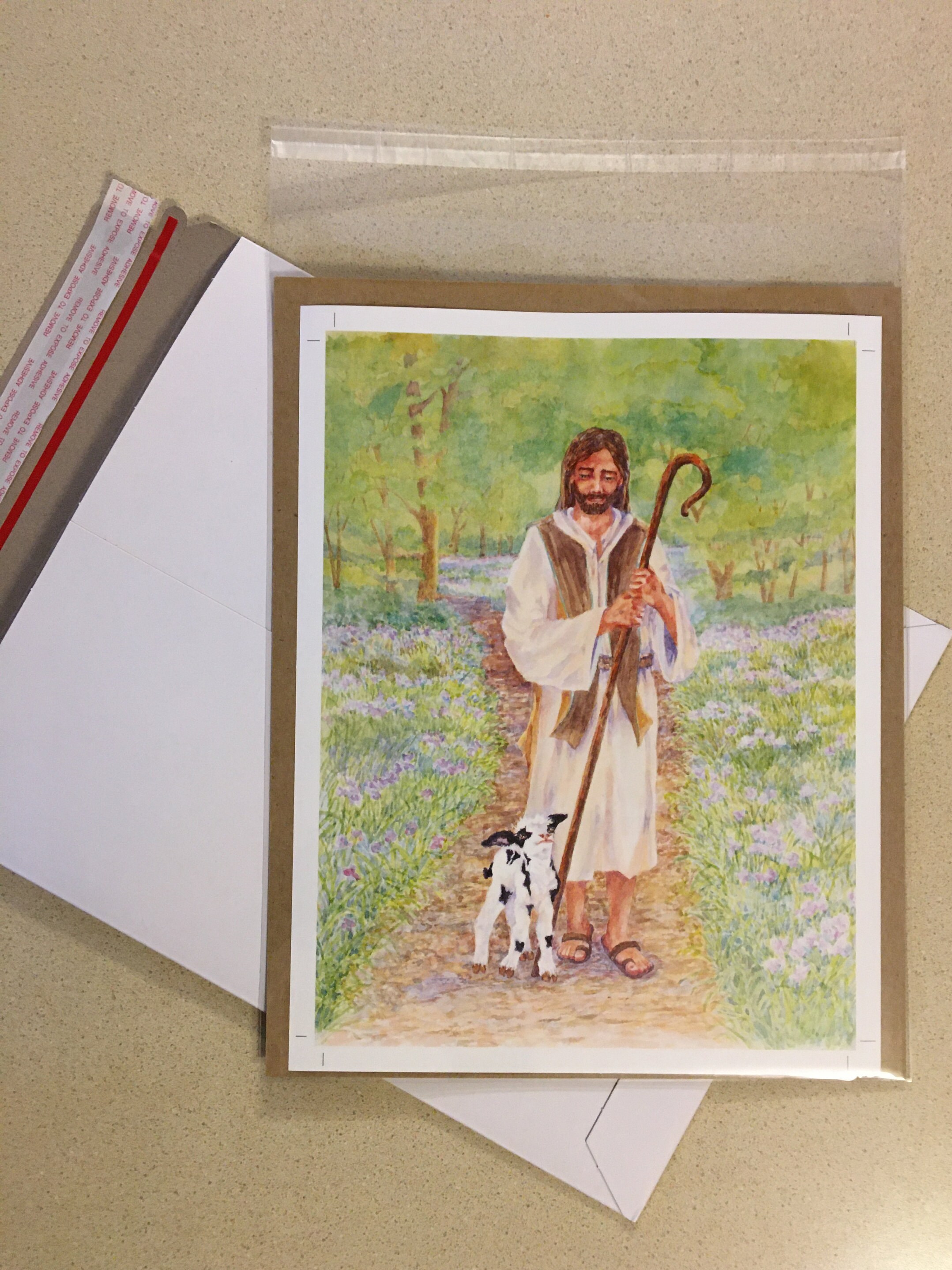 Good Shepherd Print, 8 X 10 Print, Children's Book Illustration, - Etsy