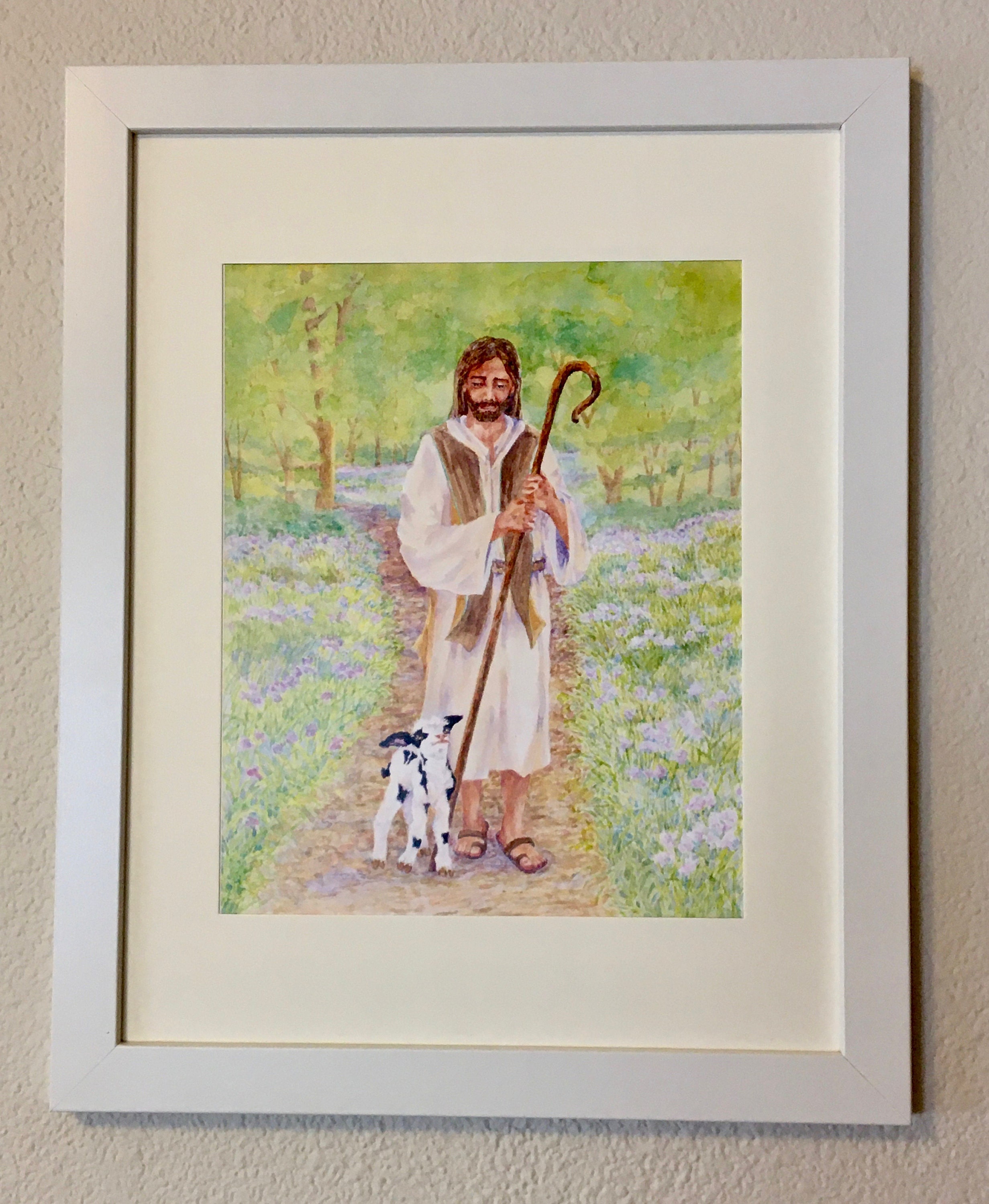 Good Shepherd Print, 8 X 10 Print, Children's Book Illustration, - Etsy