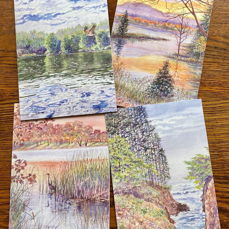 Watercolor Cards - Etsy