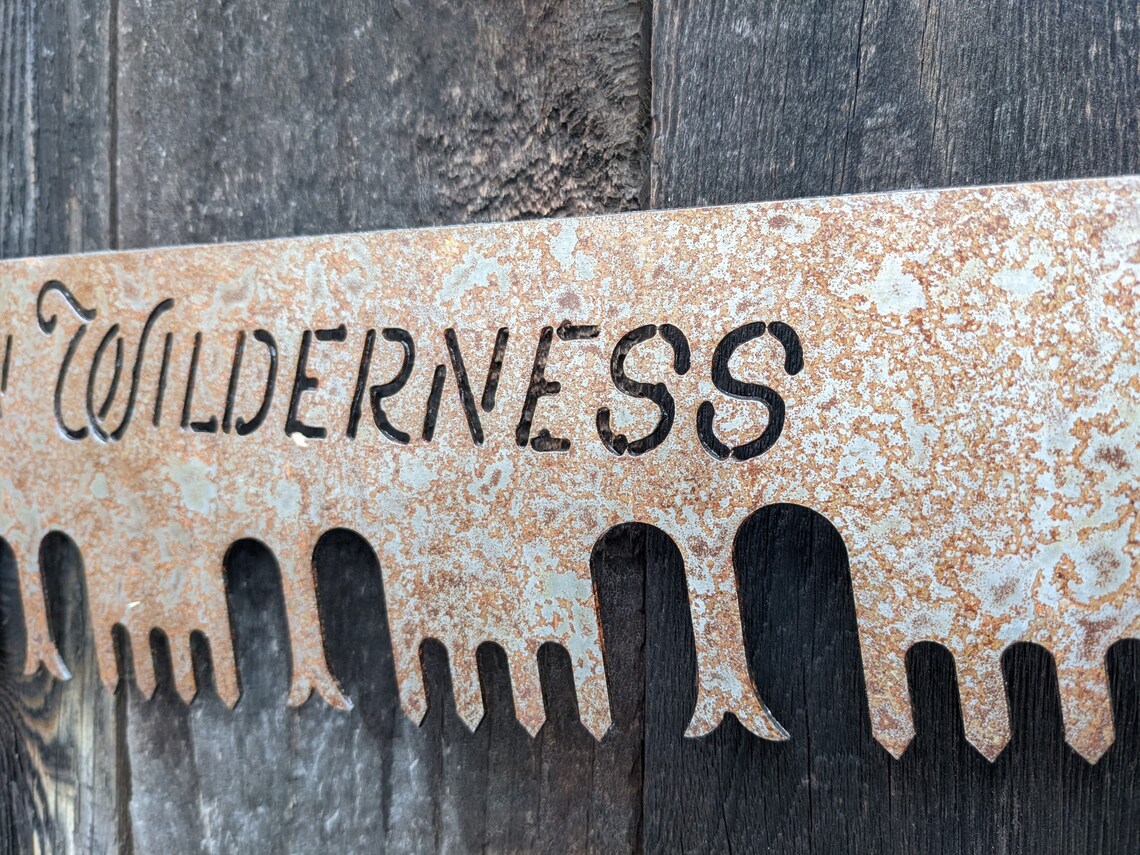 Decorative Crosscut Saw Rusted Steel Finish Sawtooth Frank - Etsy