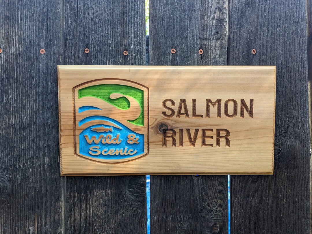 Wild and Scenic Salmon River Sign - Etsy