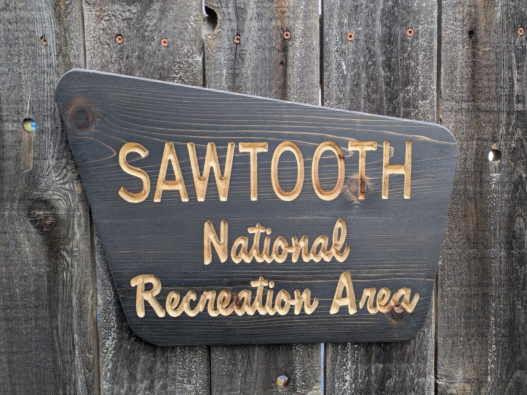 Sawtooth National Recreation Area Sign - Etsy