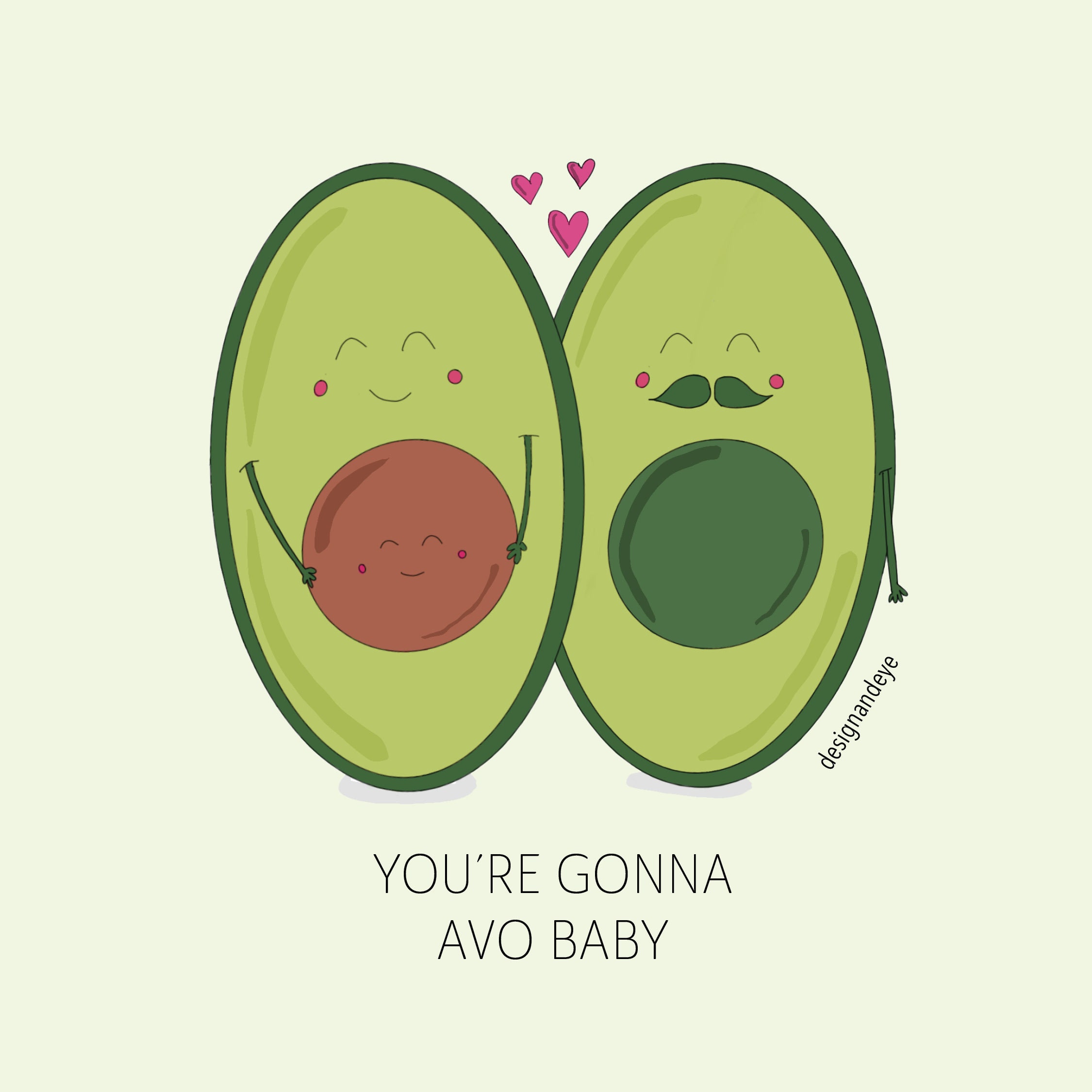 You're Gonna AVO Baby Baby Card Expecting Card New - Etsy UK