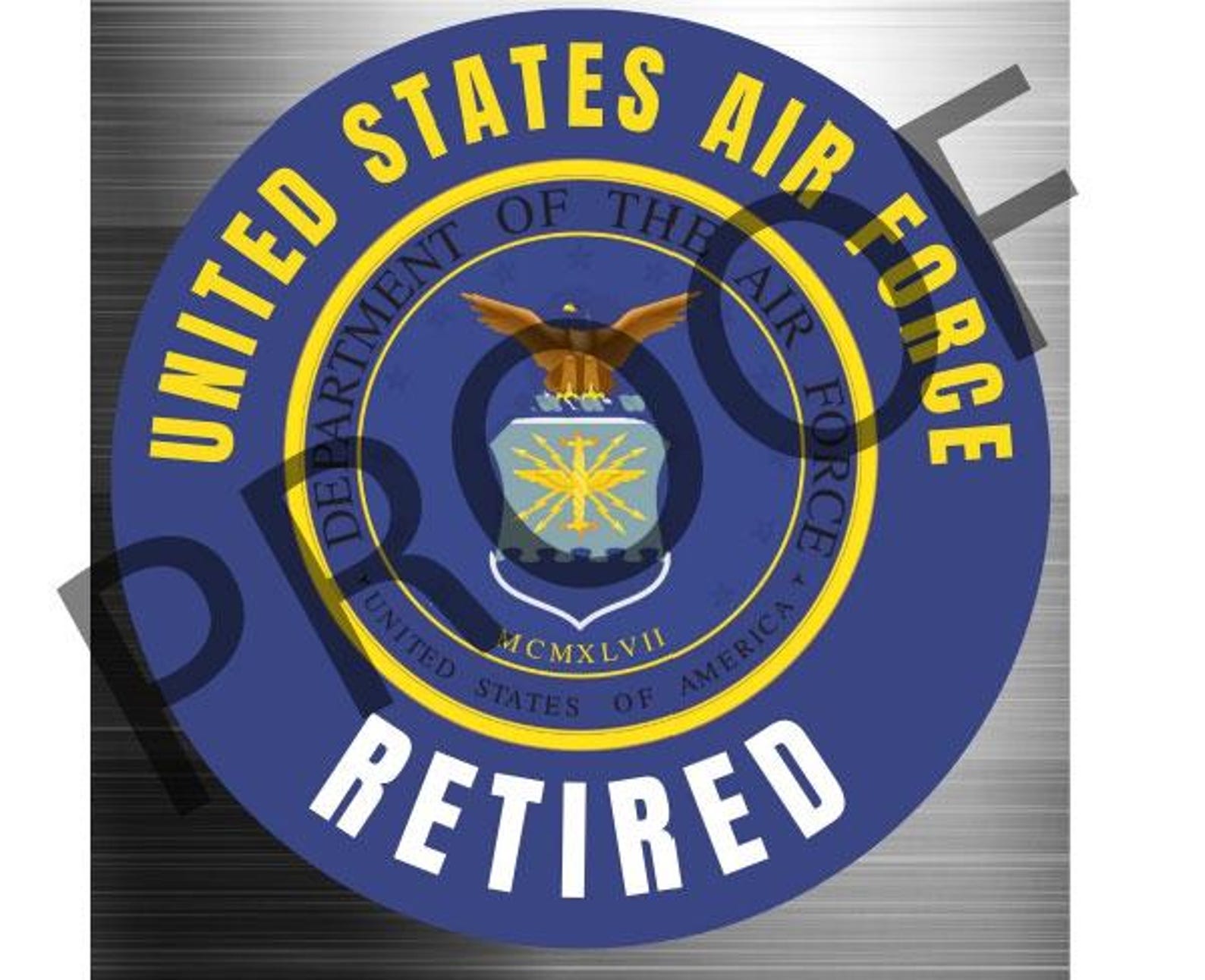 Custom 4 INCH Aluminum Vehicle Emblems • Military Branchs | Fraternity ...