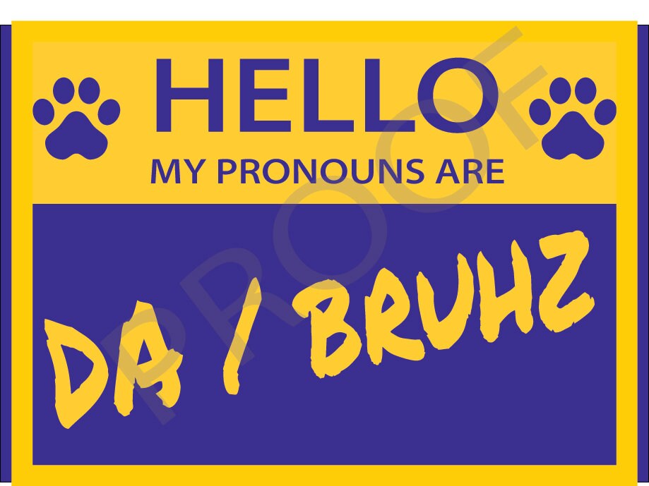 My Pronouns Are Du Bruhz Omega T-shirt - Etsy
