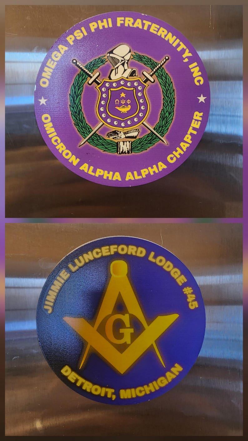 Custom 4 INCH Aluminum Vehicle Emblems • Military Branchs | Fraternity ...