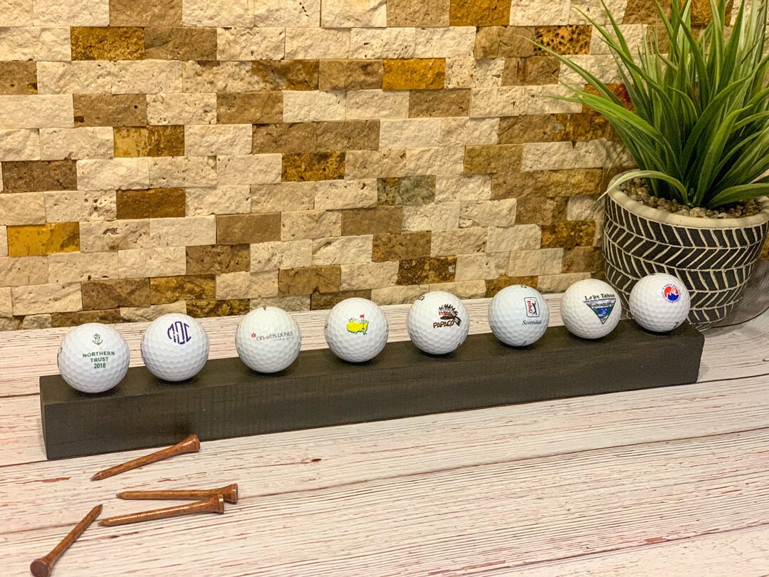 Oak Wood Golf Ball Shelf - Etsy