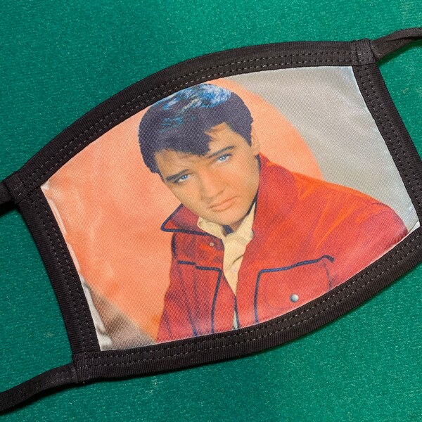 Elvis Presley Face Mask - Etsy