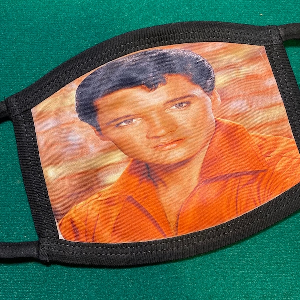 Elvis Face Mask - Etsy
