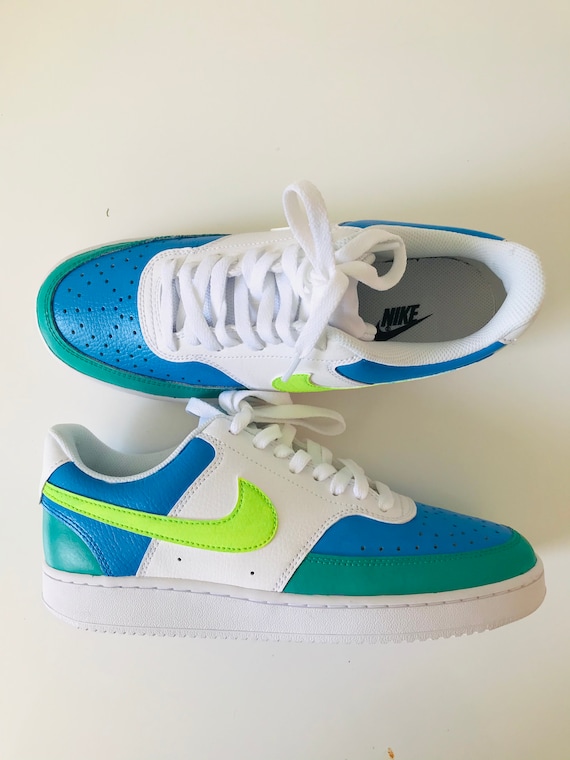 Custom Painted Court Vision/air Force 1 - Etsy