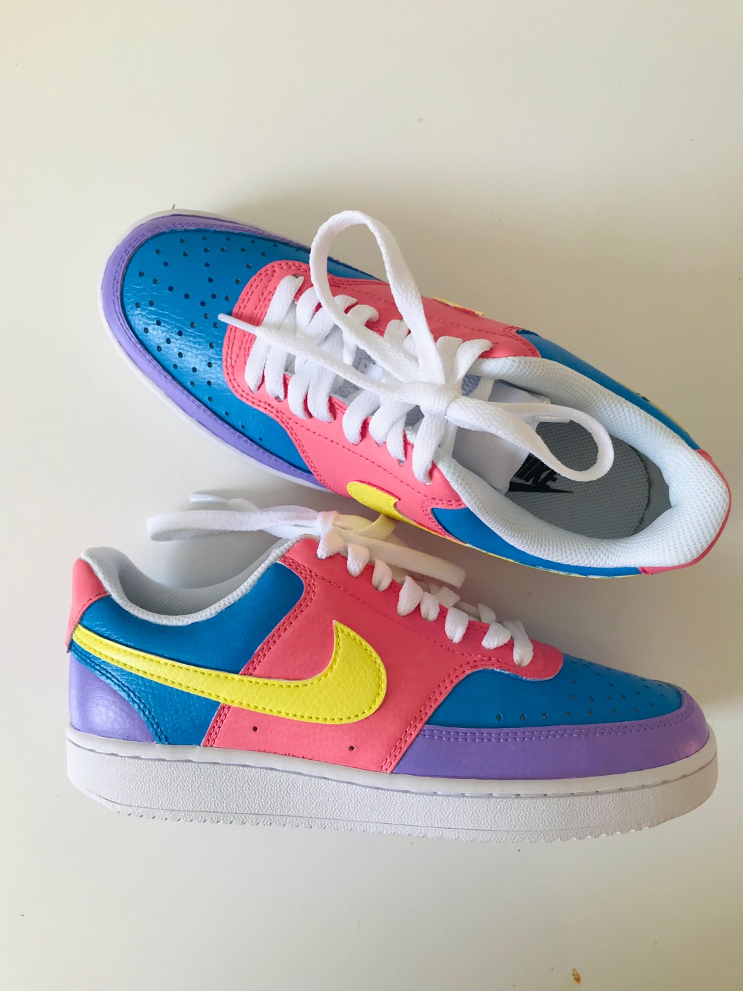 Custom Painted Court Vision/air Force 1 - Etsy