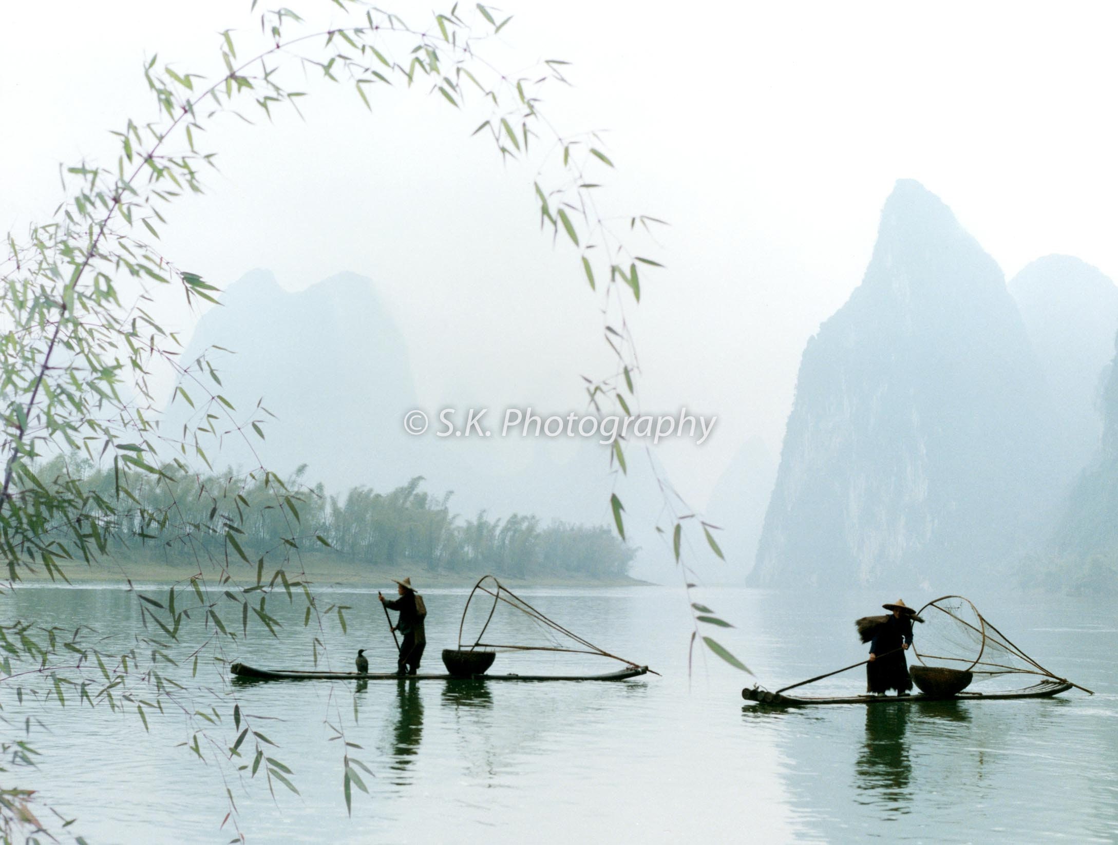 Fishing at Spring in Gui Lin - South China - Etsy