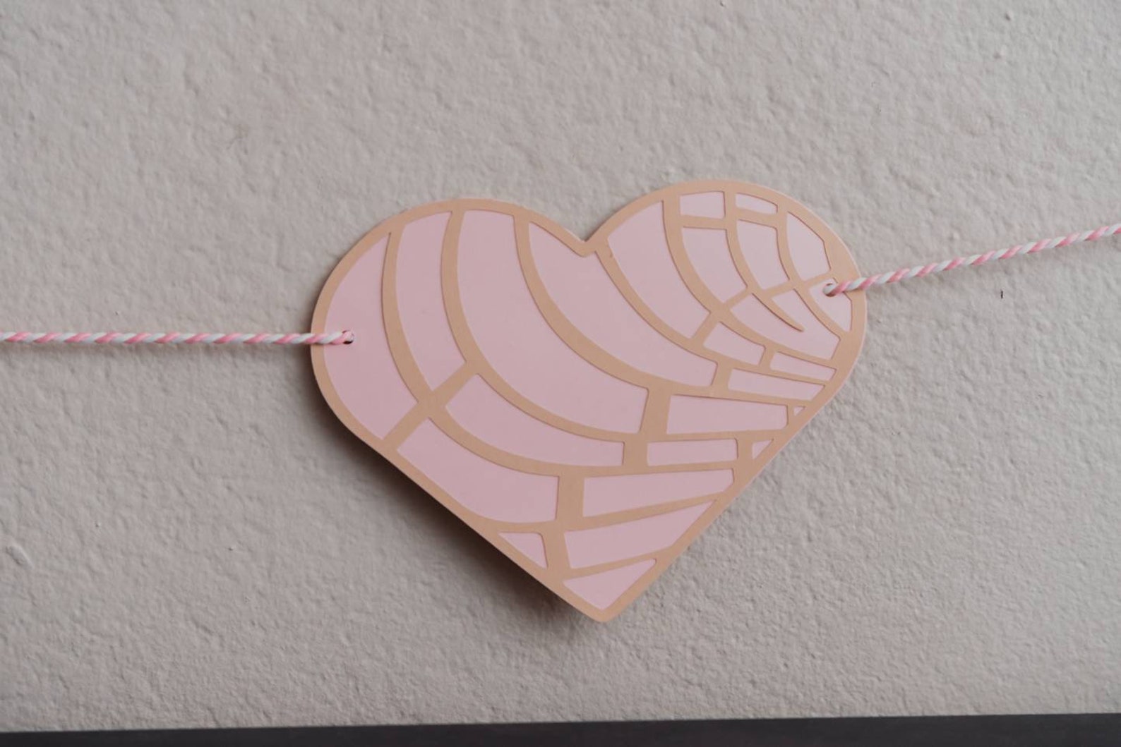 Concha Heart Mexican Birthday Decor Garland Mexican Baby | Etsy