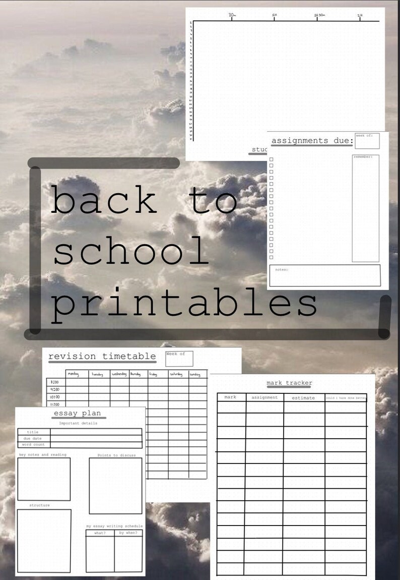 Back to School Printable - Etsy