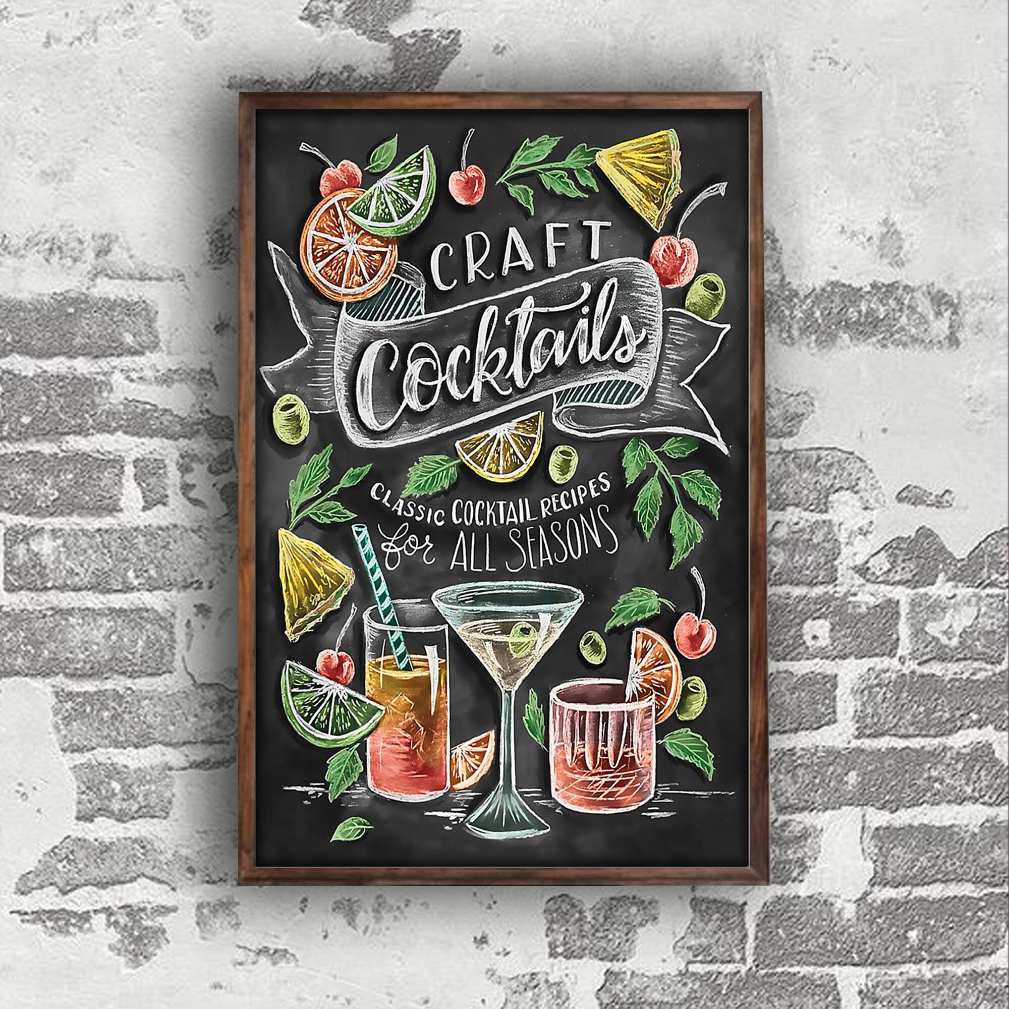 Bartender Poster Drinking Liquors Poster Craft Cocktails Etsy