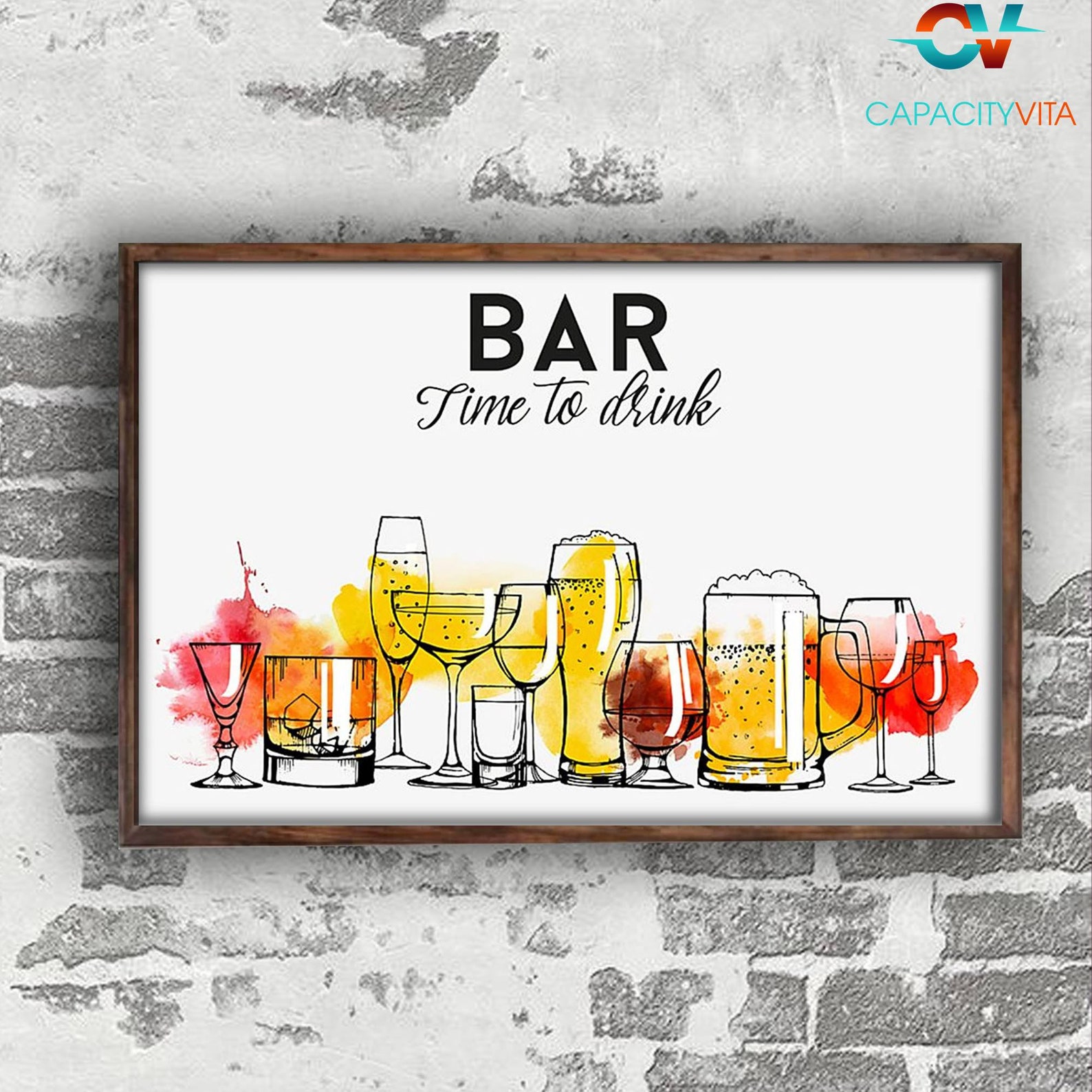 Bartender Poster Drinking Liquors Poster Bar Time To Drink Etsy