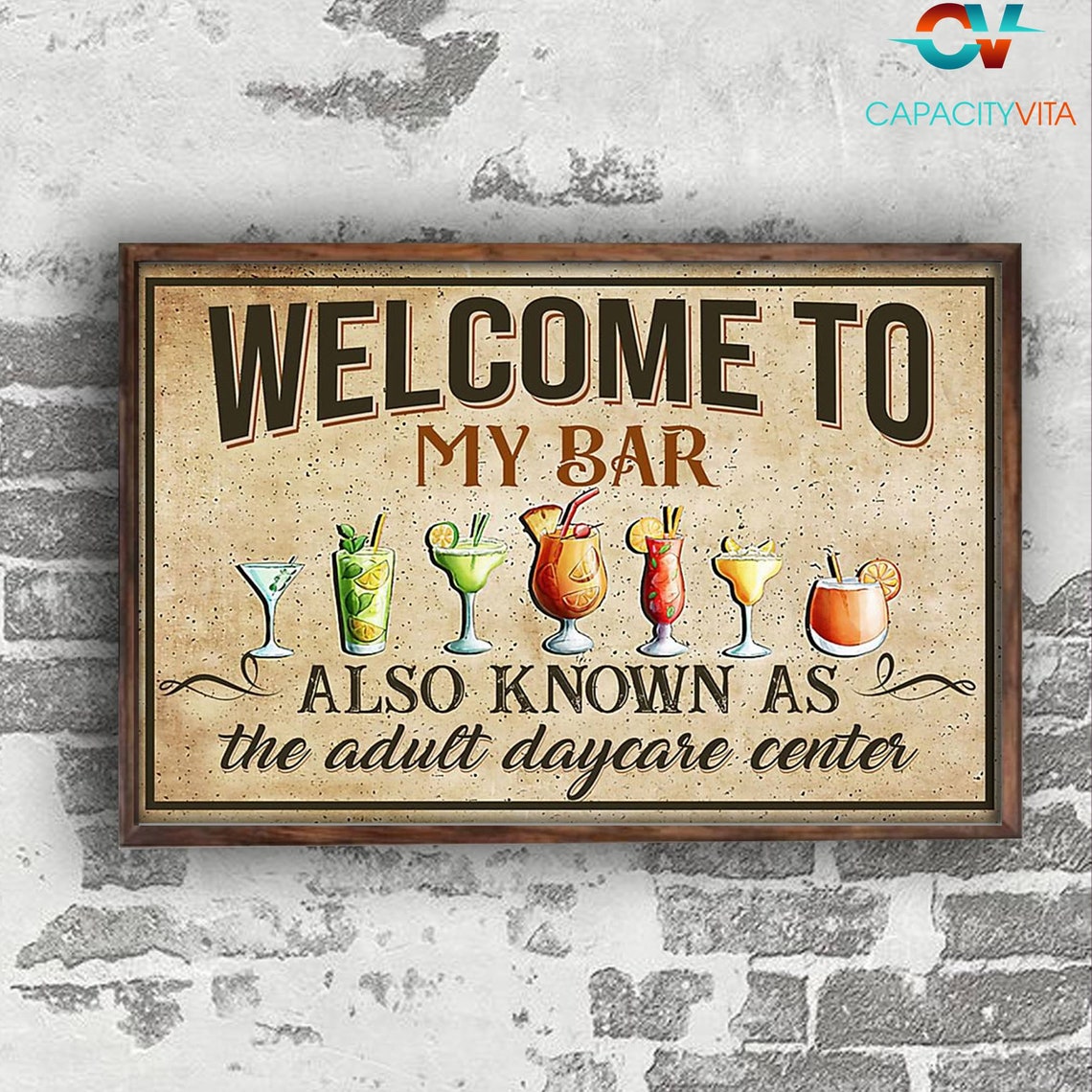 Bartender Poster Drinking Liquors Poster Welcome To My Bar Etsy
