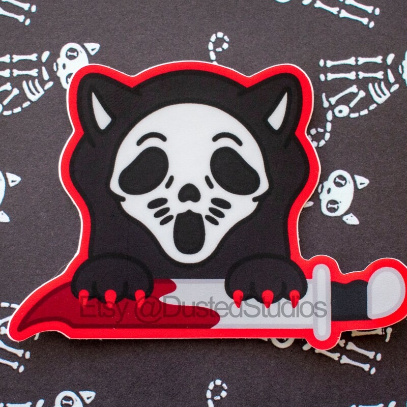 Kitty Ghostface - Etsy
