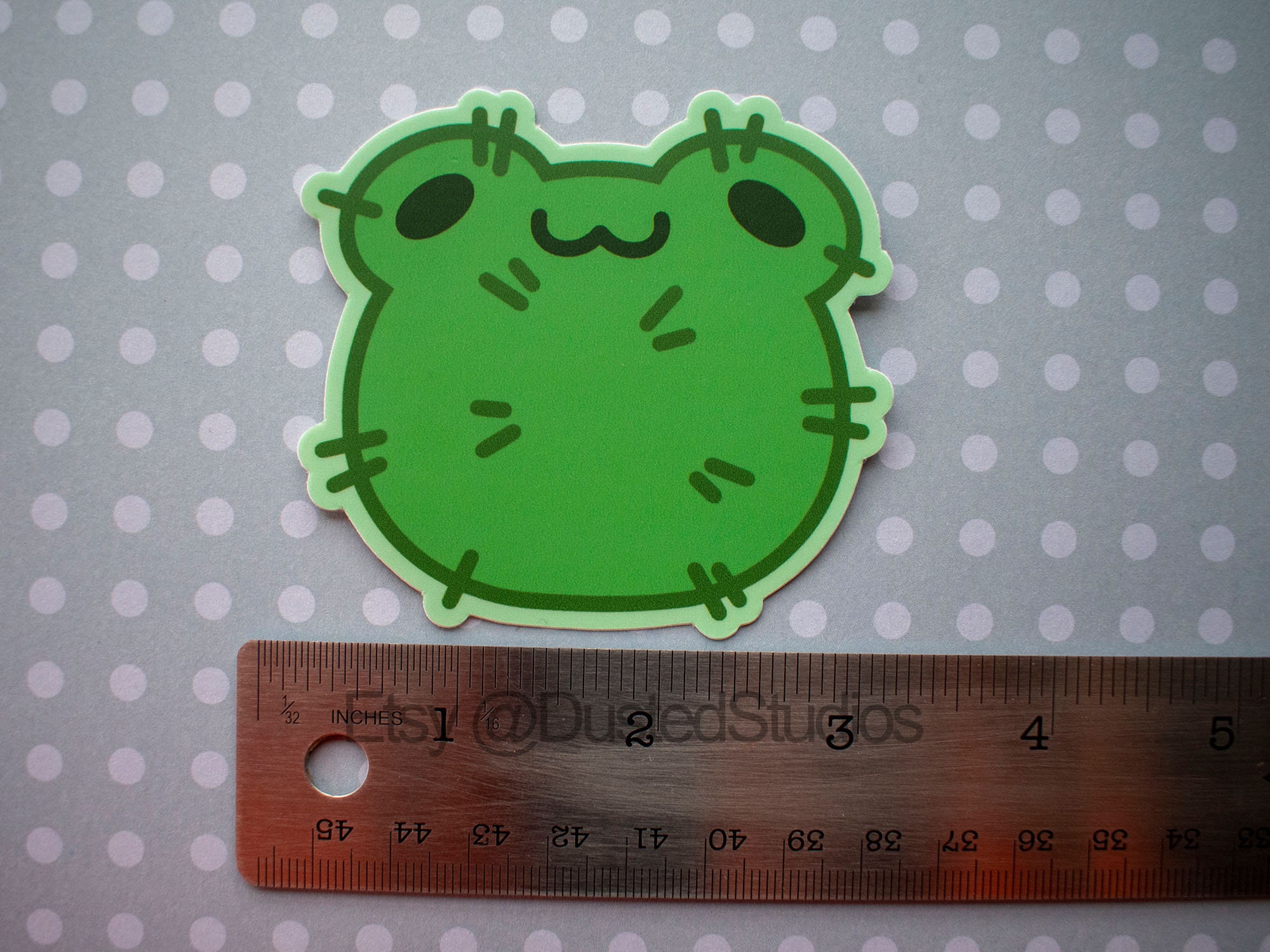 Mossball Frog Waterproof Vinyl Sticker - Etsy