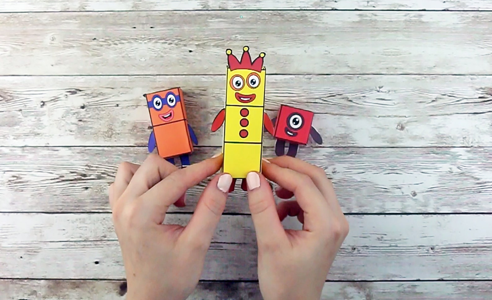 Numberblocks 1 to 10 Paper Toys | Etsy