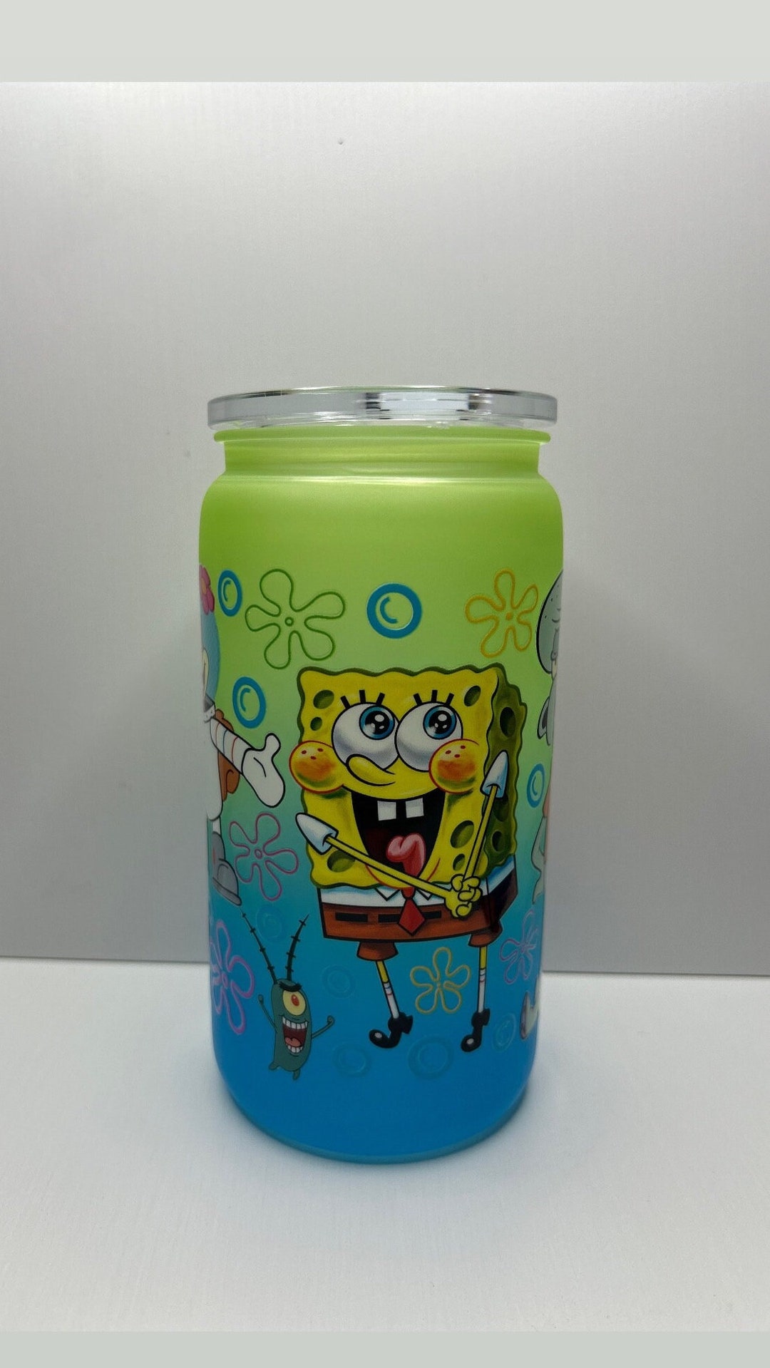 Spongebob Square Pants Plastic Cup, Summer Cups, Colorful Pastic Libby ...