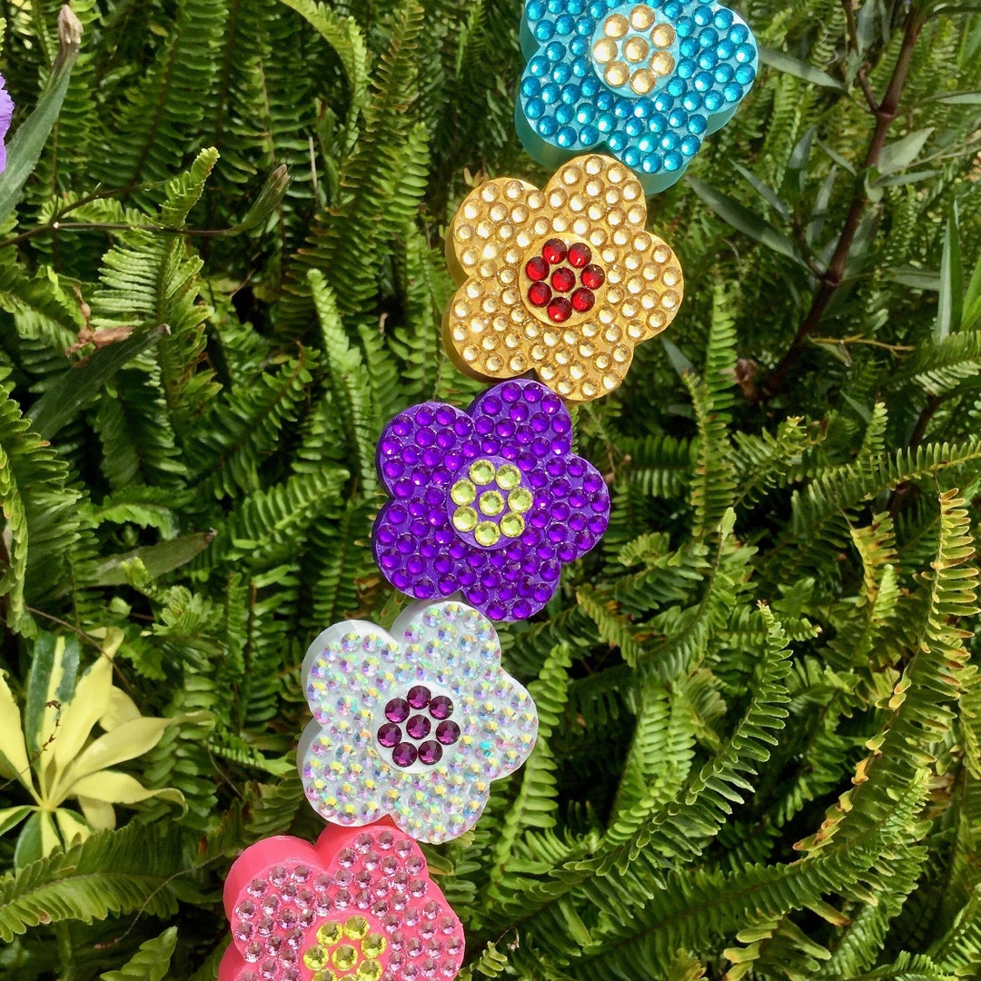 Bling Flower Straw Topper Straw Buddy Straw Charm Straw Decoration - Etsy