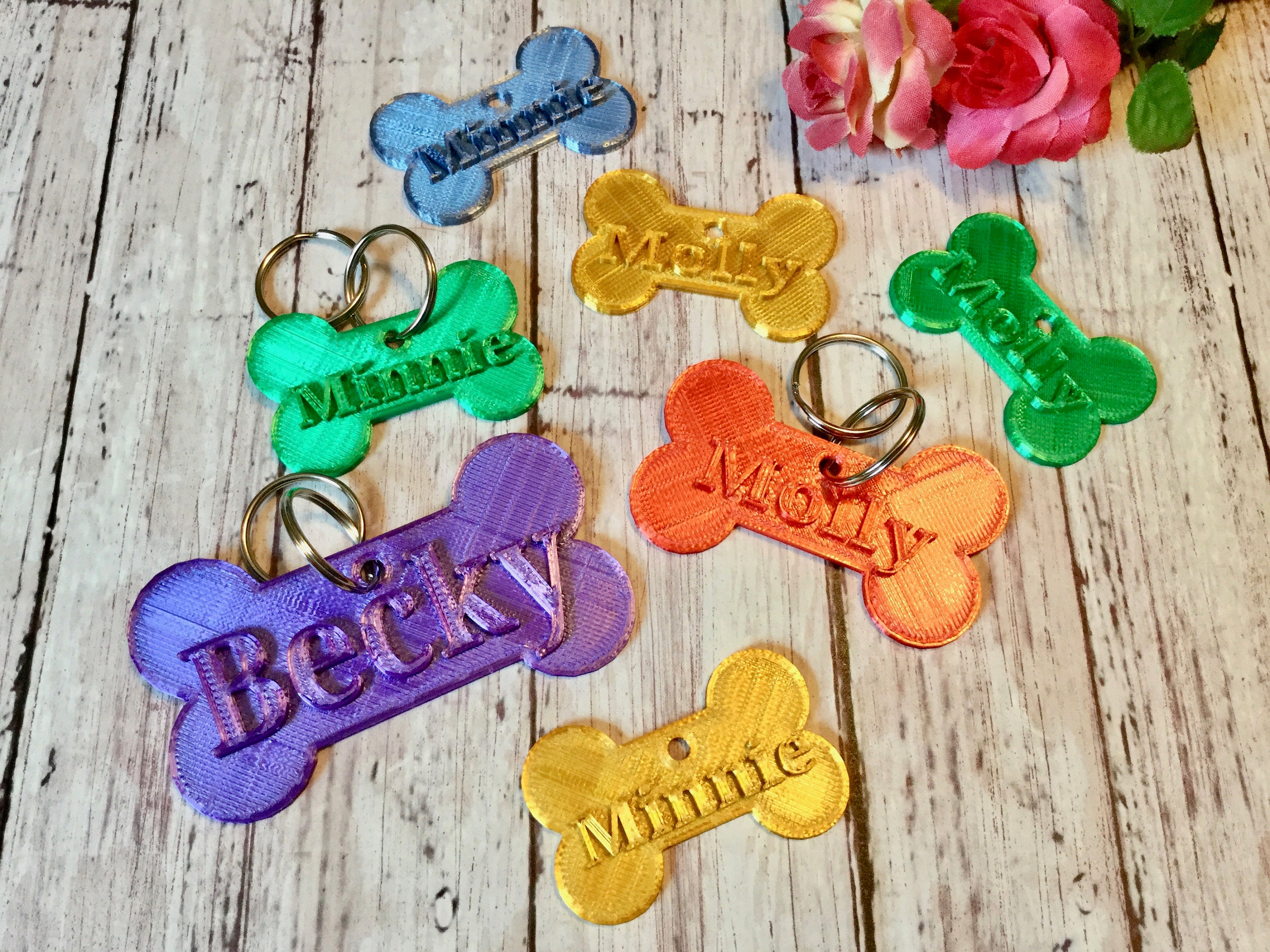 Personalized Dog Tag 3D Printed Dog Tag Custom Dog ID | Etsy