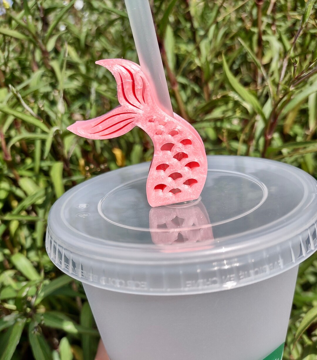 Mermaid Tail Straw Topper Straw Buddy Straw Charm Straw Decoration - Etsy