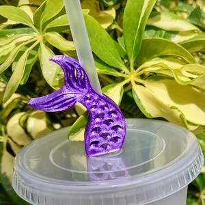 Mermaid Tail Straw Topper Straw Buddy Straw Charm Straw Decoration - Etsy