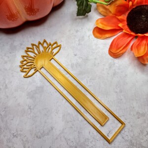 3D Printed Flower Bookmark for Book Lover - Etsy