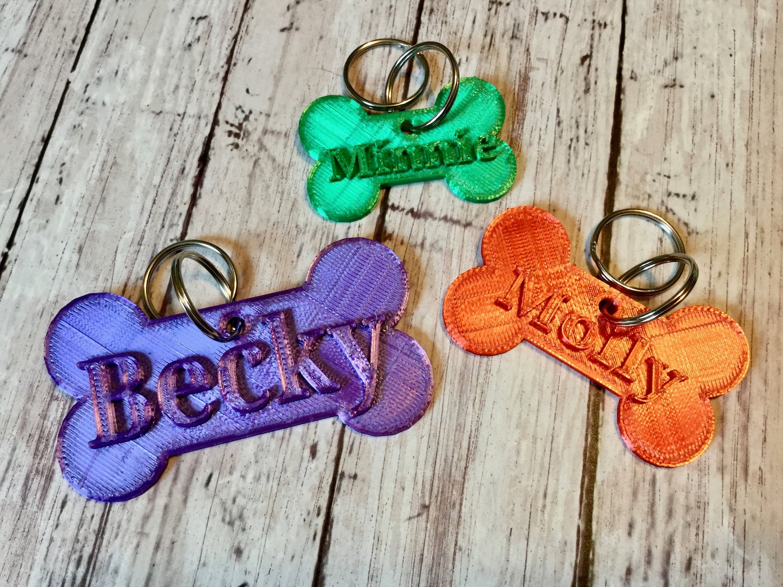 Personalized Dog Tag 3D Printed Dog Tag Custom Dog ID | Etsy