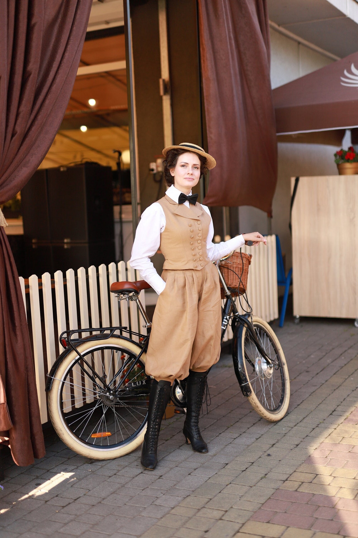 Bicycle Set Trouser bloomers and Vest - Etsy