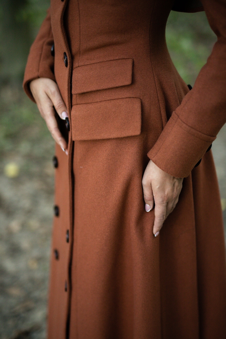 Coat solomiya in Edwardian Style Vintage Style - Etsy