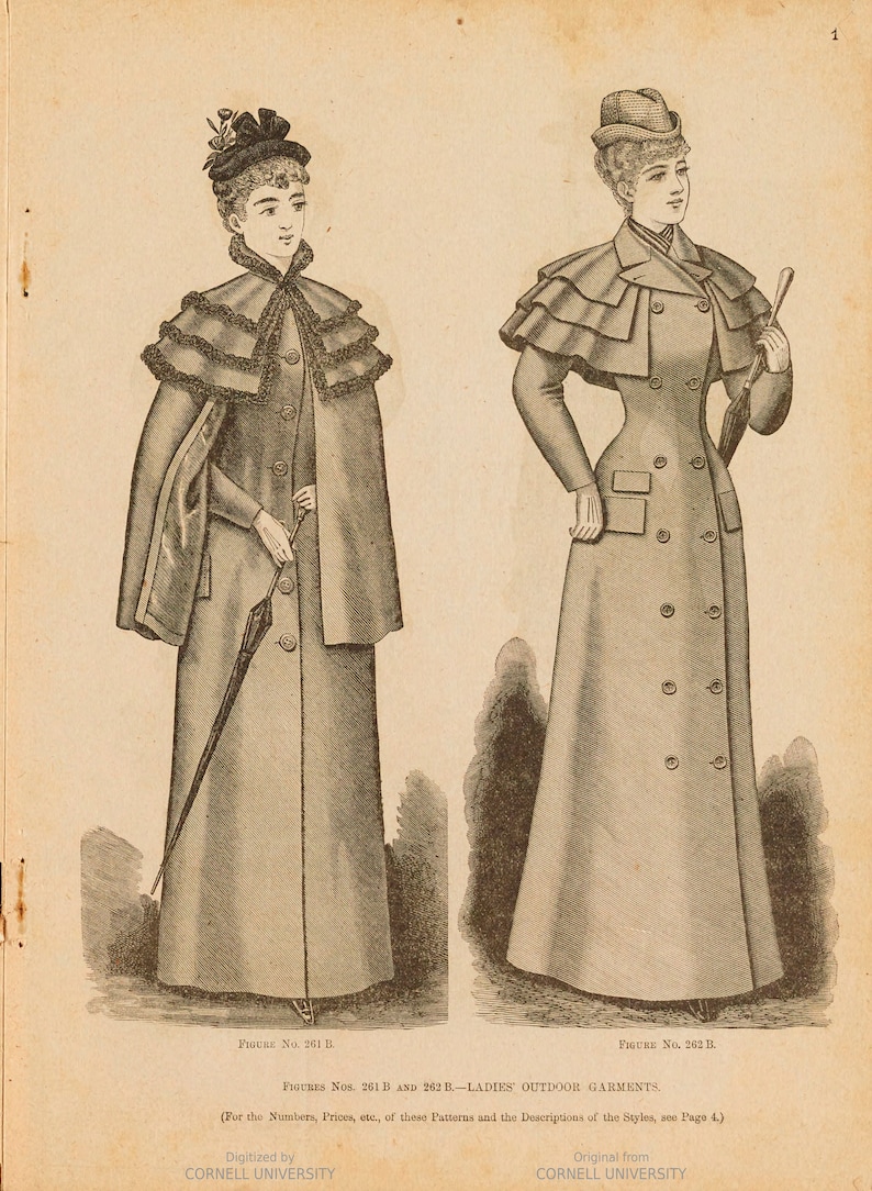 Coat solomiya in Edwardian Style Vintage Style - Etsy