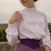 Blouse alice in Edwardian Victorian Style - Etsy