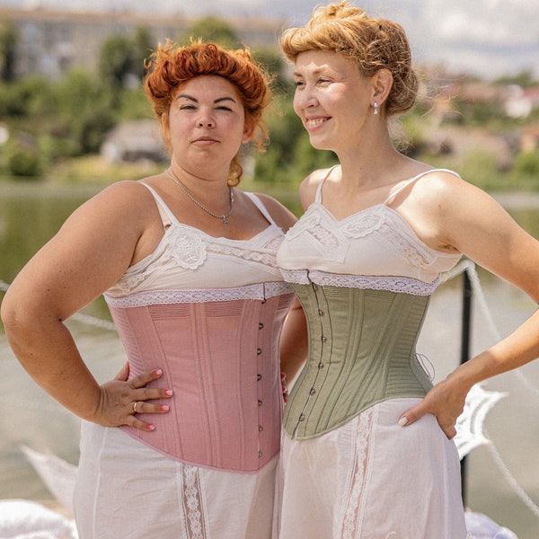 Edwardian Corset Etsy Uk