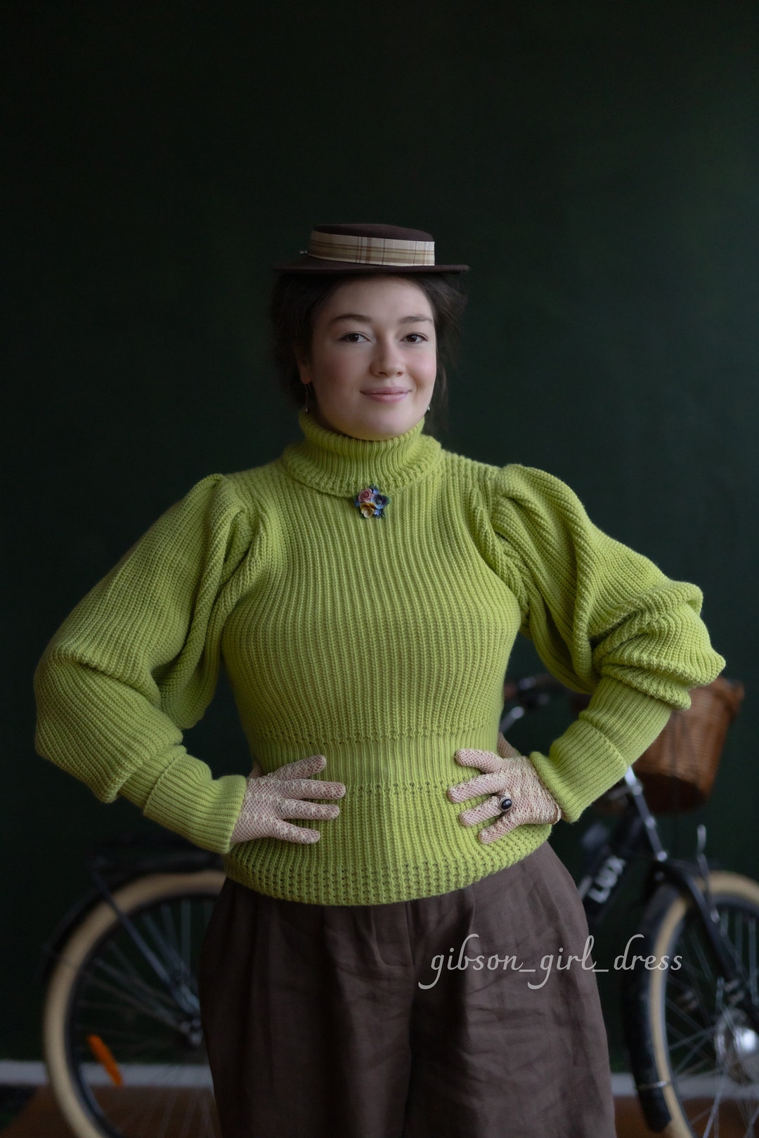 Sweater in Edwardian Victorian Style for Cycling Bicycle 1897 - Etsy