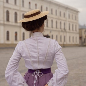 Blouse "alice" in Edwardian Victorian Style - Etsy