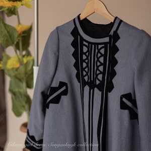 Coat "pelageiya" Ukrainian Traditional Outerwear, Yupka Replica - Etsy