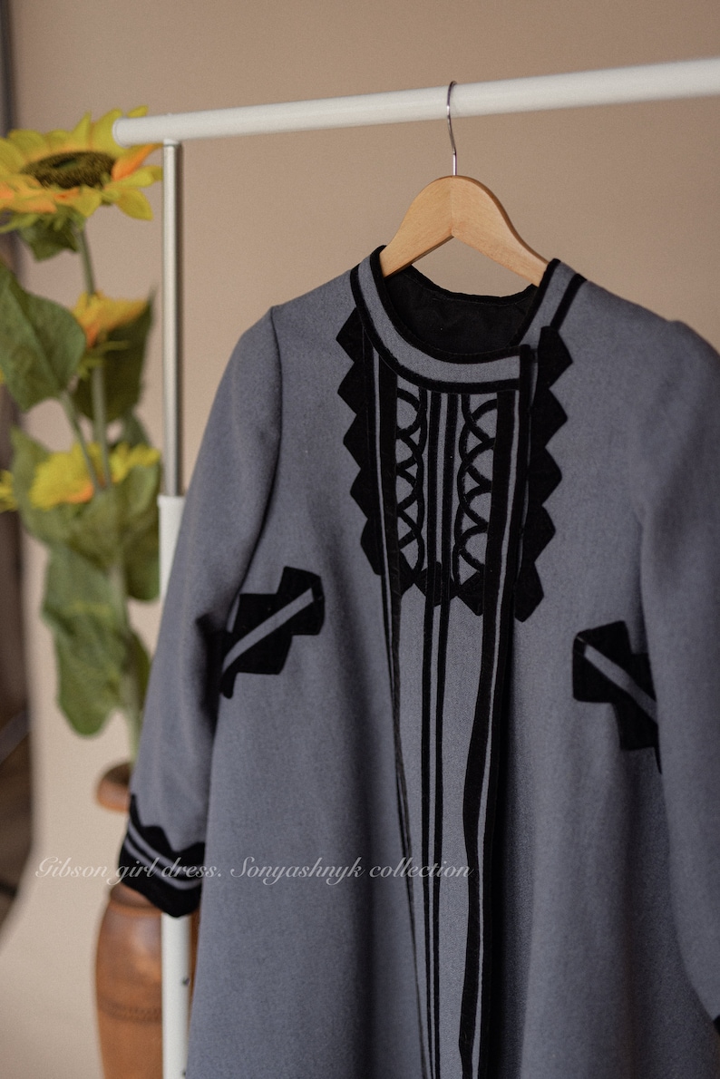 Coat "pelageia" Ukrainian Traditional Coat Outerwear, Yupka Replica - Etsy