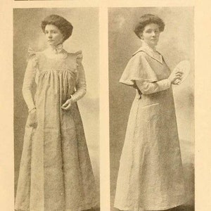 Pinafore "sofia" Victorian Apron, Linen Edwardian Pinafore - Etsy