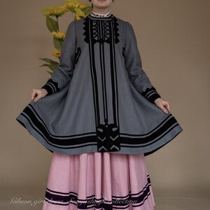 Coat "pelageia" Ukrainian Traditional Coat Outerwear, Yupka Replica - Etsy