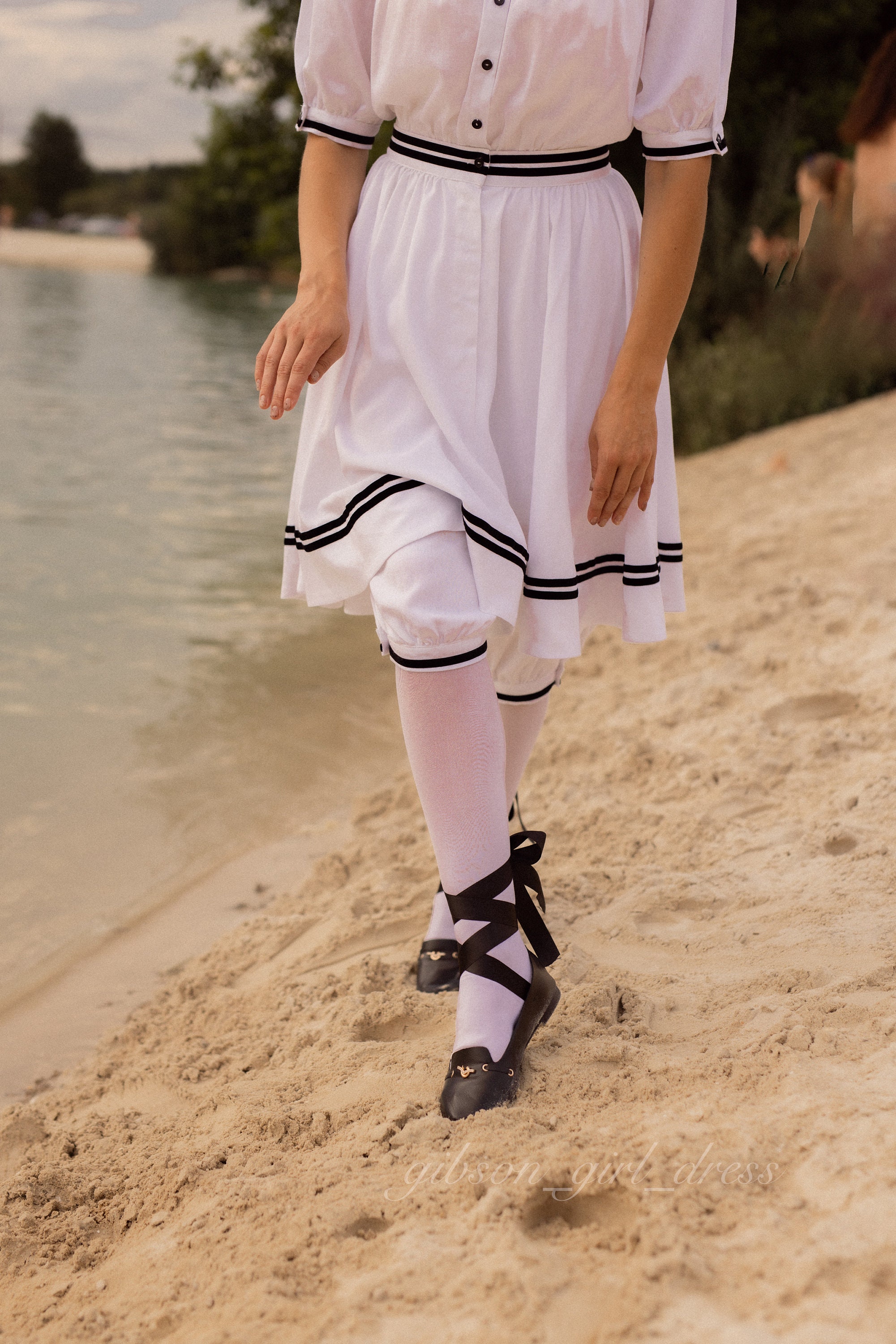 Swimming Suit "amelia" in Edwardian Viktorian Style - Etsy