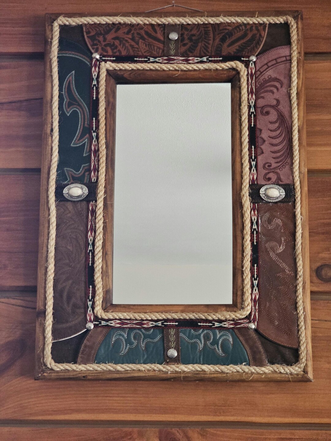 Cowboy Boot Mirror - Etsy